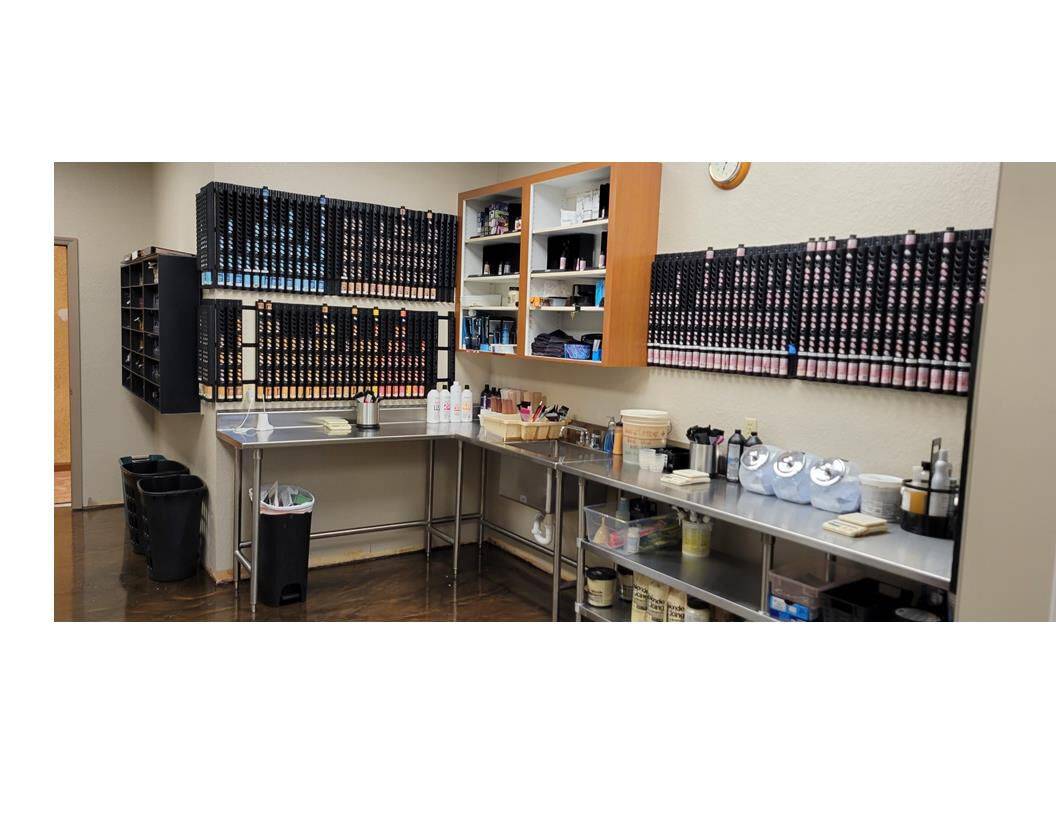 Hair Color Columns Liquid Color Storage