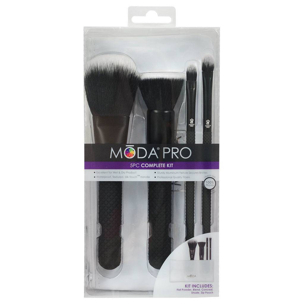 MODA Pro 5pc Complete Makeup Brush Kit