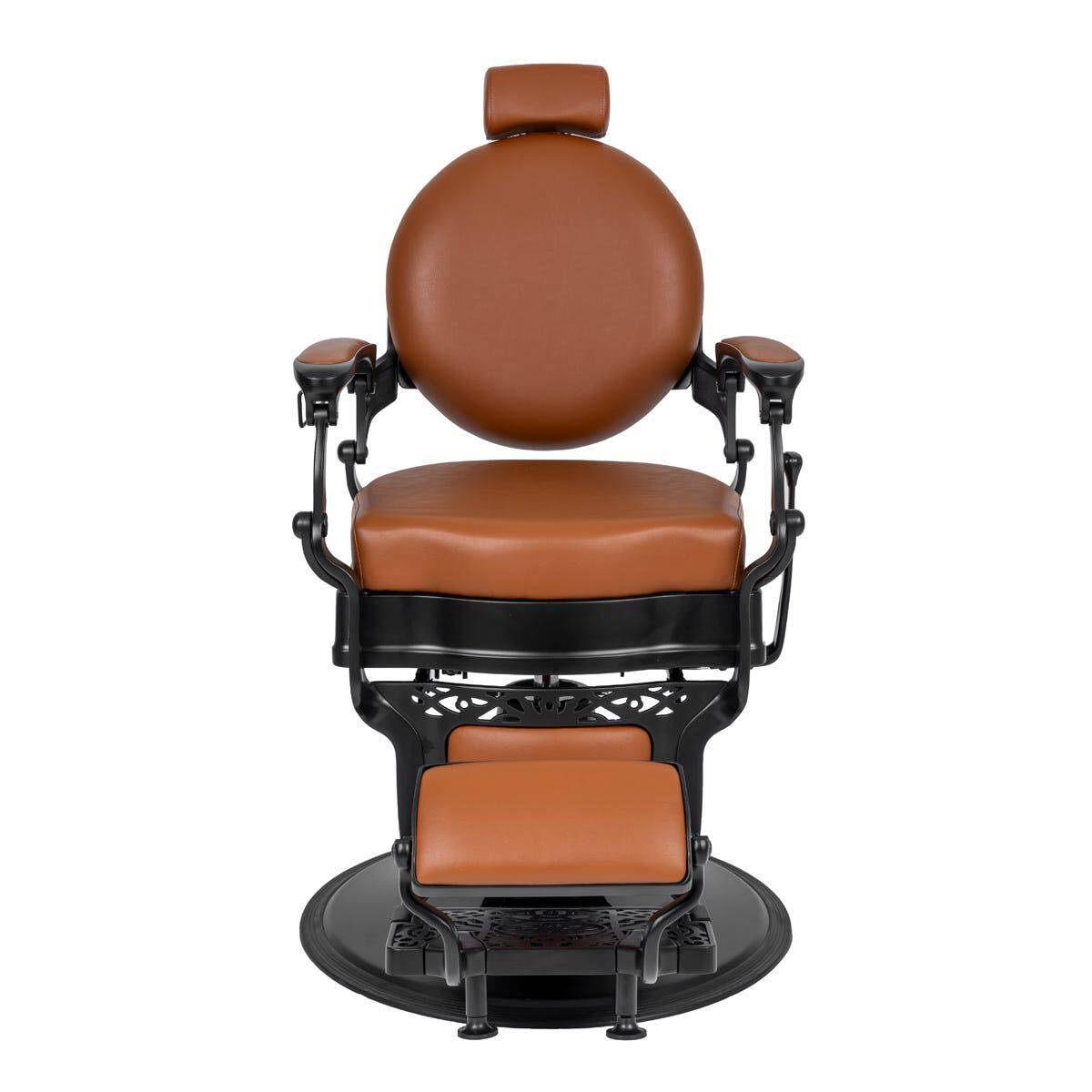 Minerva Beauty Valkyrie Barber Chair in Camel