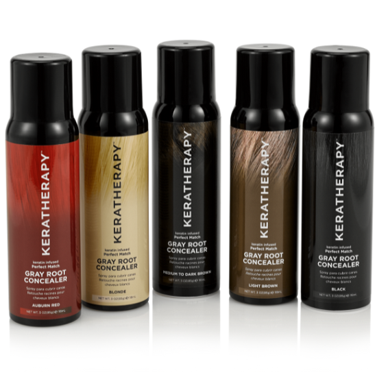 Keratherapy Perfect Match Gray Root Concealer Spray