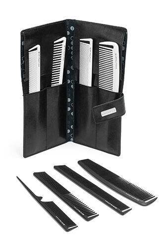 Sam Villa Signature Series Professional 8-Piece Comb Set With Case