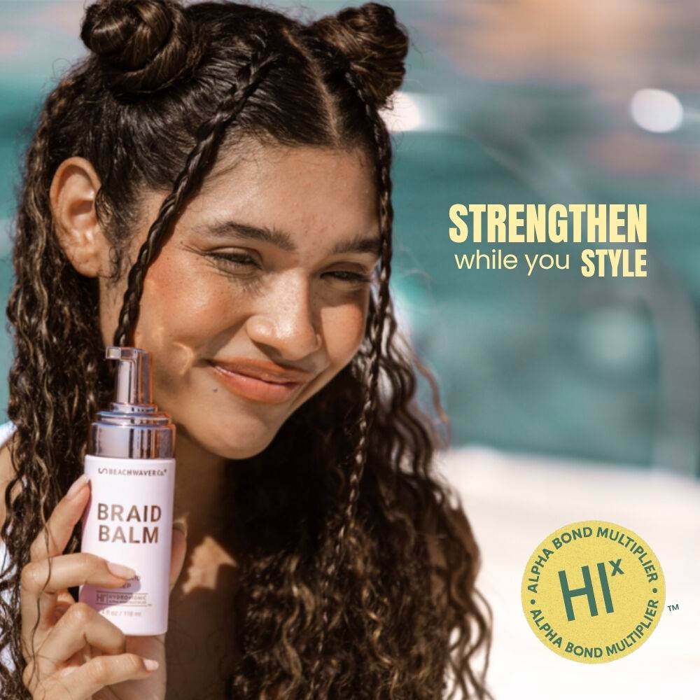The Beachwaver Co Braid Balm Pre-Braid Prep - 3 Pack