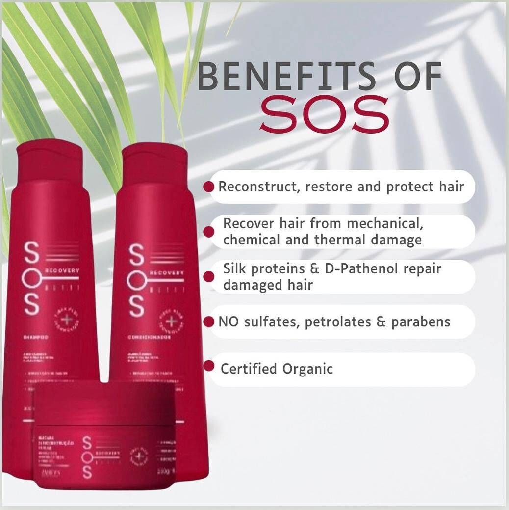 Amitys SOS Recovery Silk Protein Shampoo 300mL