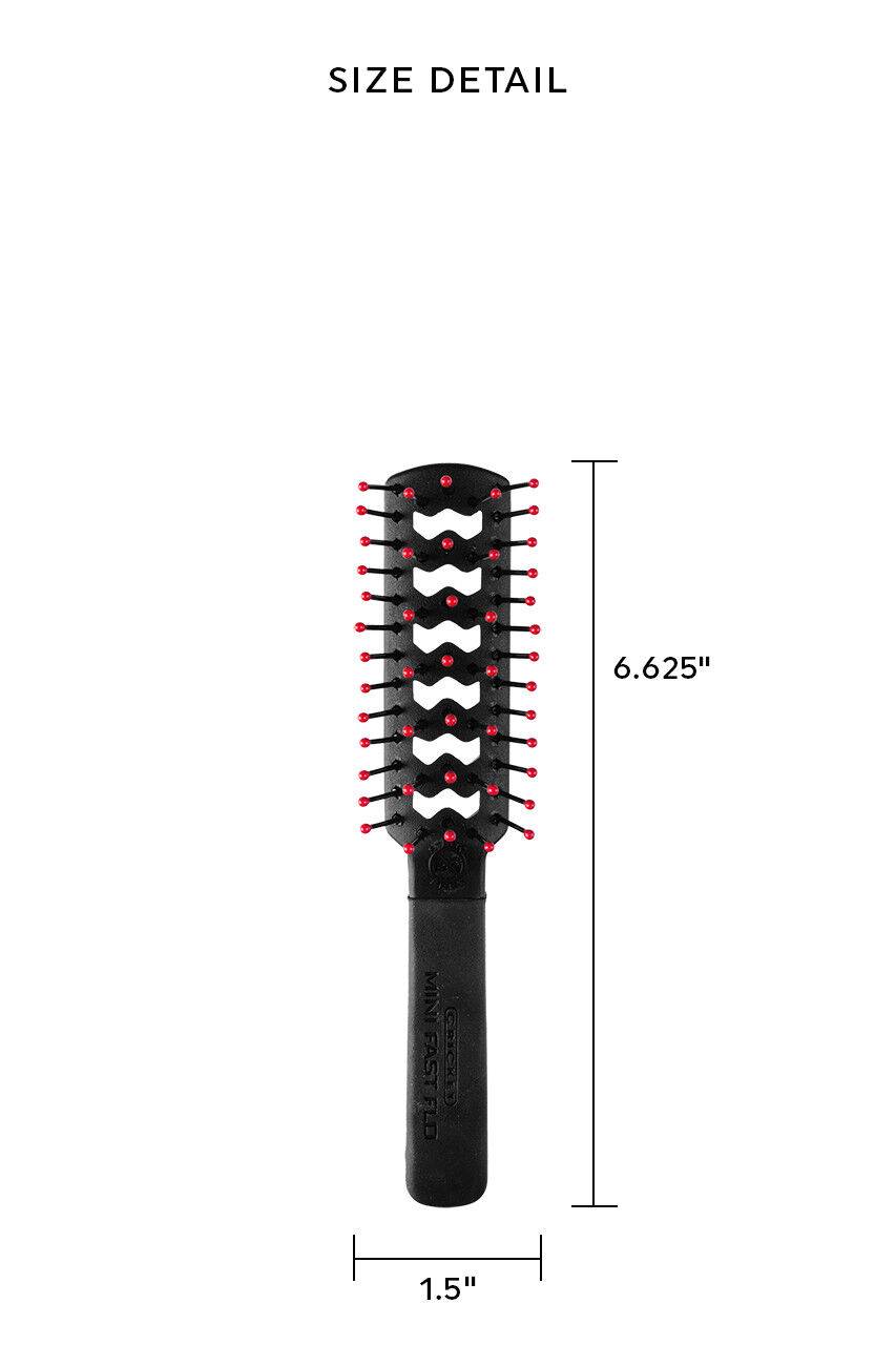 Cricket Static Free Mini Fast Flo Vent Brush Let's Go