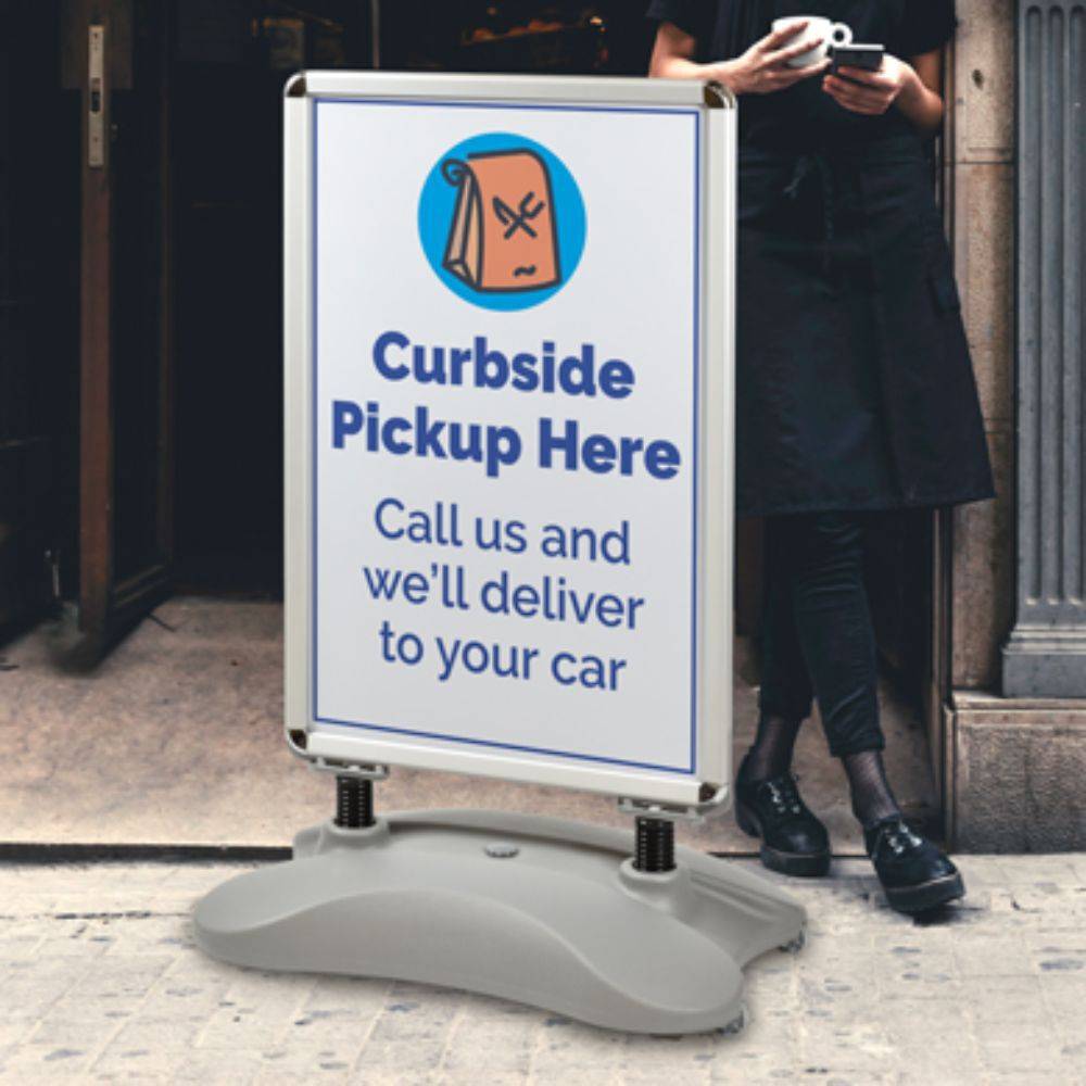 Specialty Store Services Weather Resistant Double Sided Sidewalk Sign