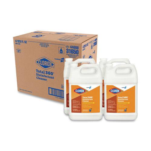 Clorox Total 360 Disinfectant Cleaner, 128 Oz Bottle, 4/Carton