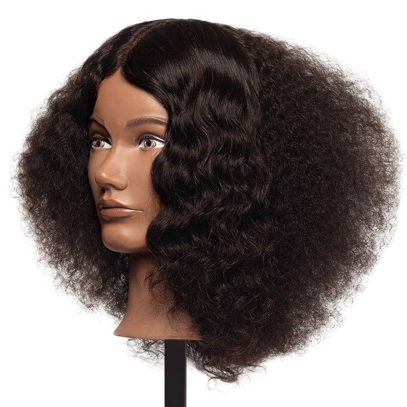 Pivot Point Multi-Texture Quad - 100% Human Textured Hair Mannequin