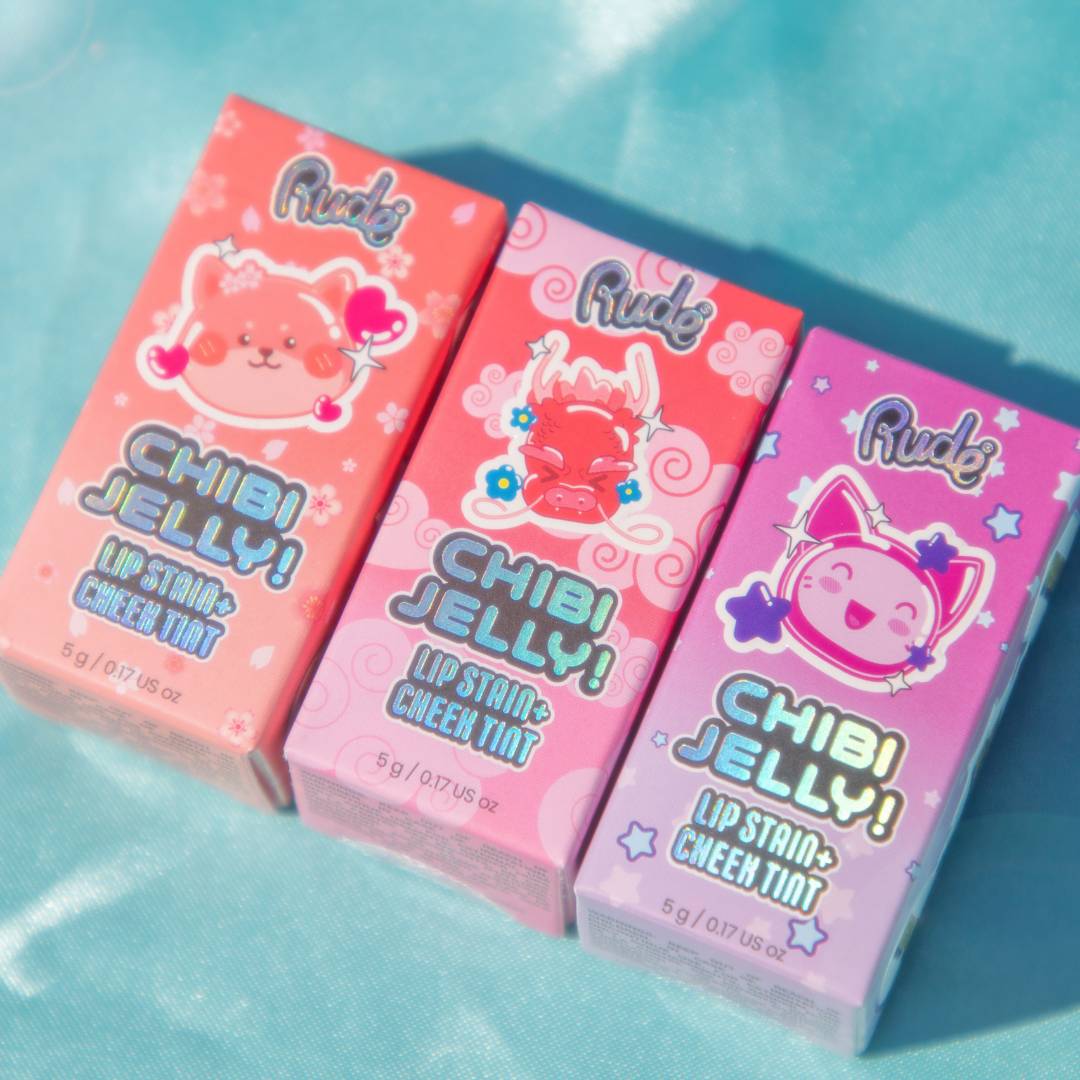 Rude Cosmetics Chibi Manga Collection Chibi Jelly! Lip Stain + Cheek Tint