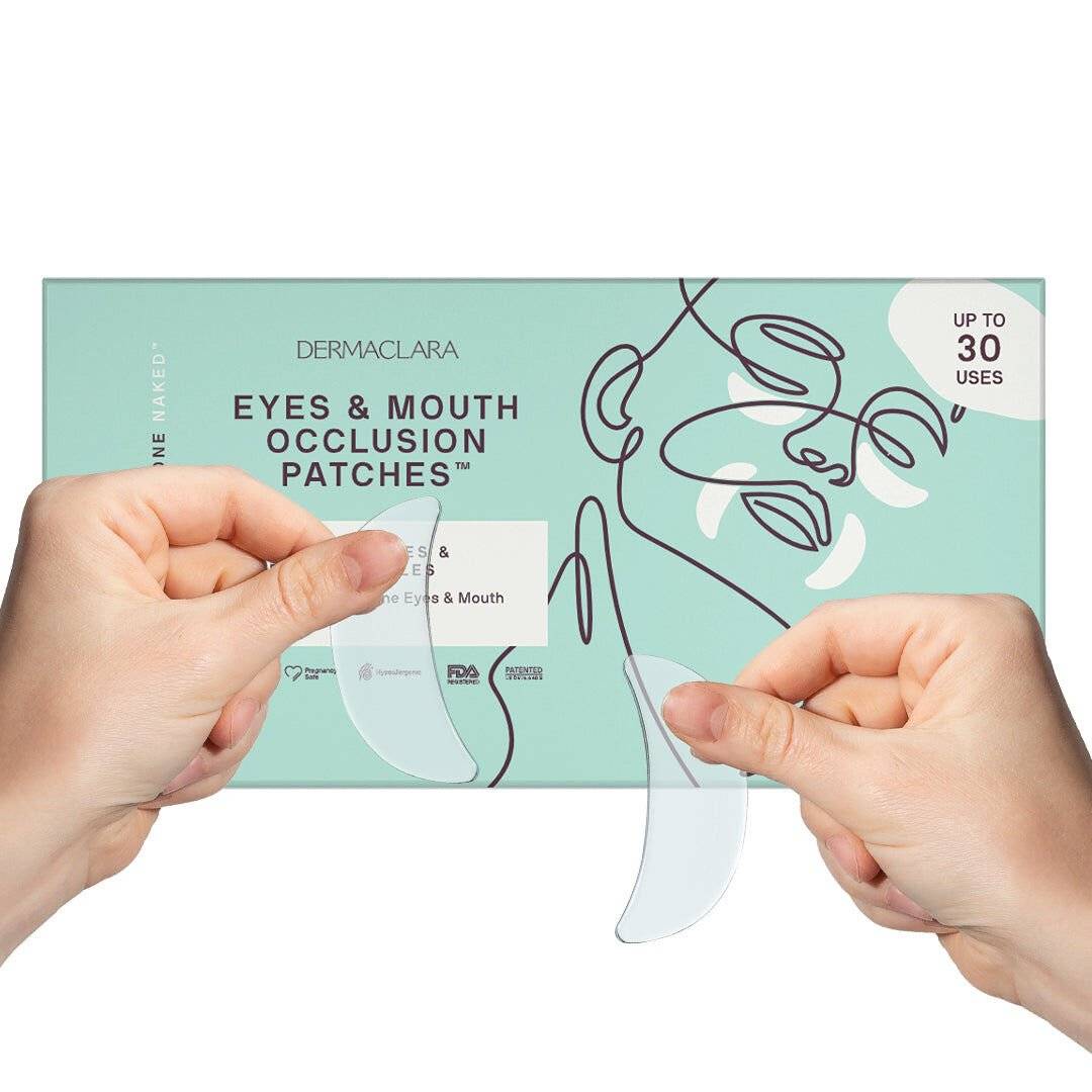 Dermaclara SiliconeFusion Eyes & Mouth Occlusion Patches (Set of 3)