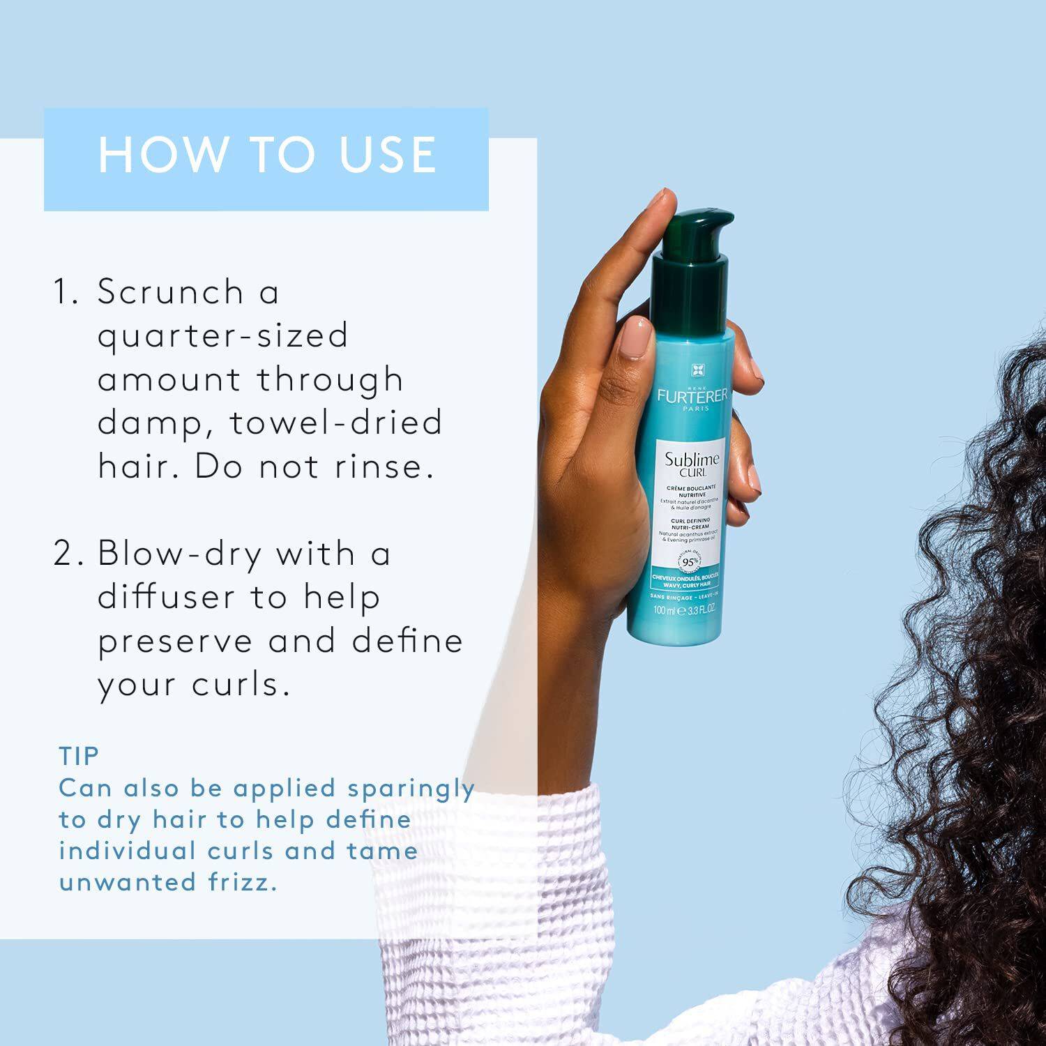 Rene Furterer SUBLIME CURL Curl Defining Nutri Cream