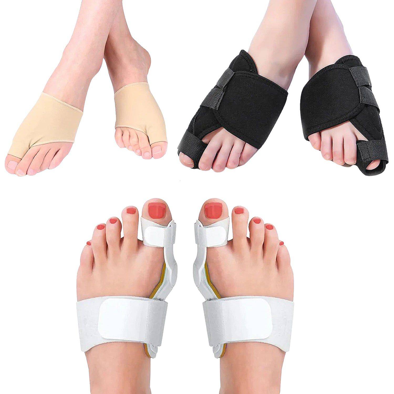 Amoré Paris 6-Pack: Adjustable Bunion Corrector Toe Splint Support Pain ...
