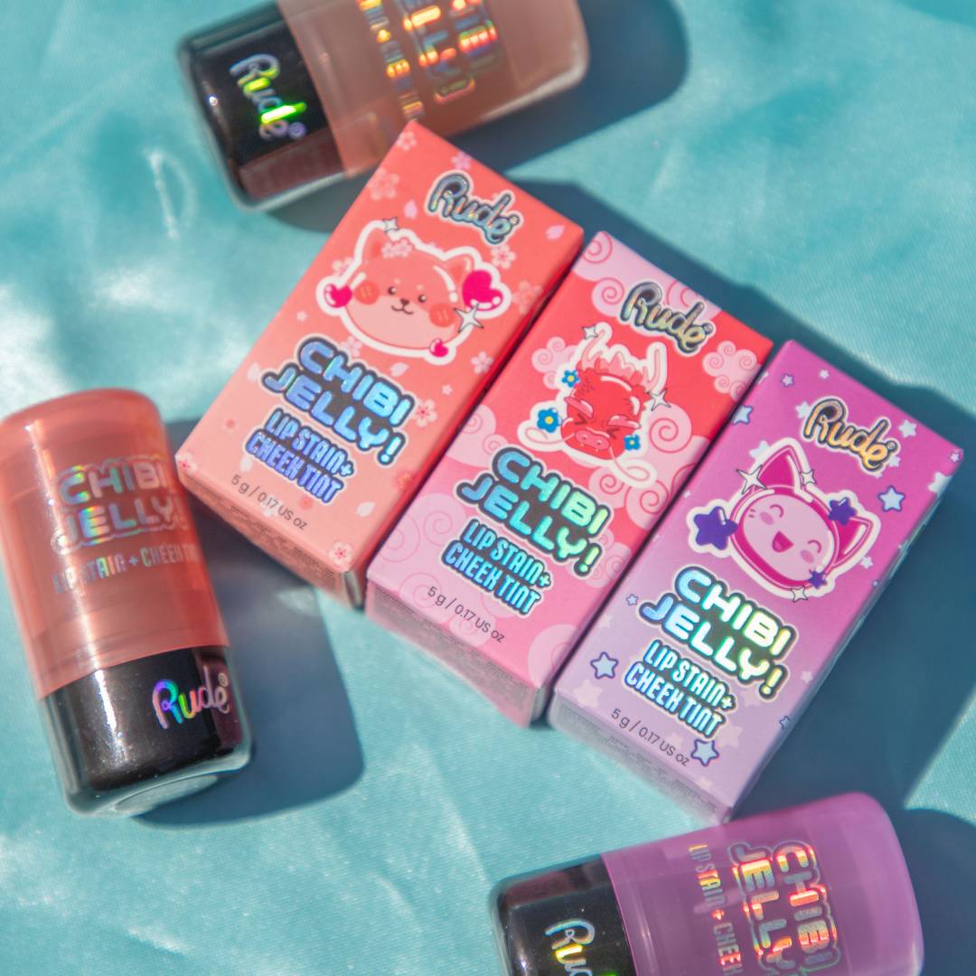 Rude Cosmetics Chibi Manga Collection Chibi Jelly! Lip Stain + Cheek Tint