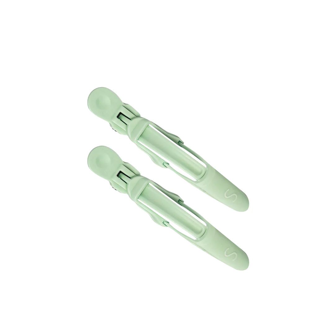 The Beachwaver Co Darby Clips (Set of 2) Pretty Pastels - Sage