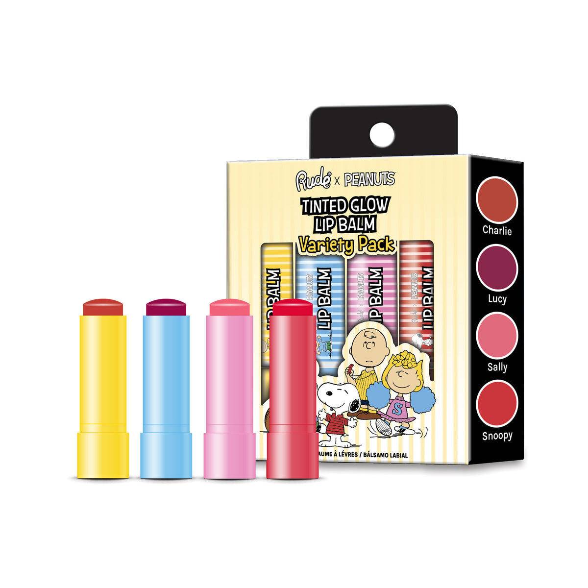 Rude Cosmetics Peanuts Lip Balm Variety Pack