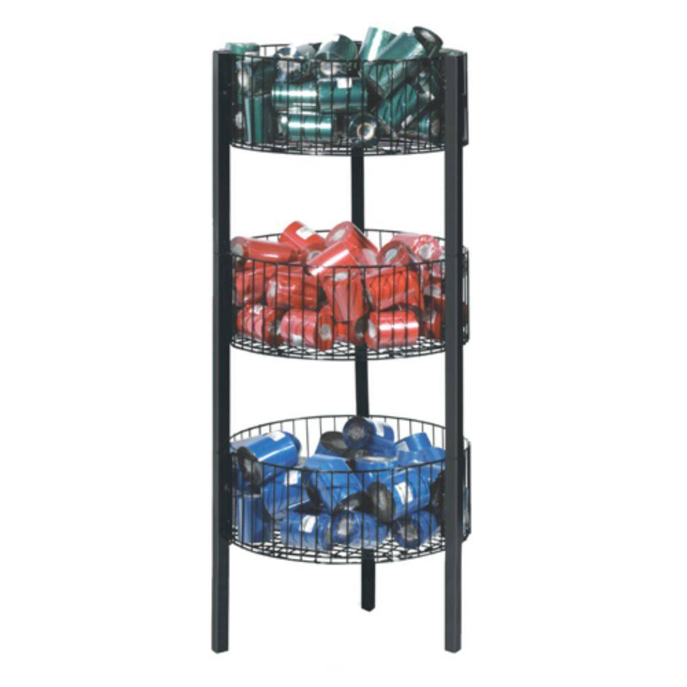 Specialty Store Services 3-Tier Circular Bin Display
