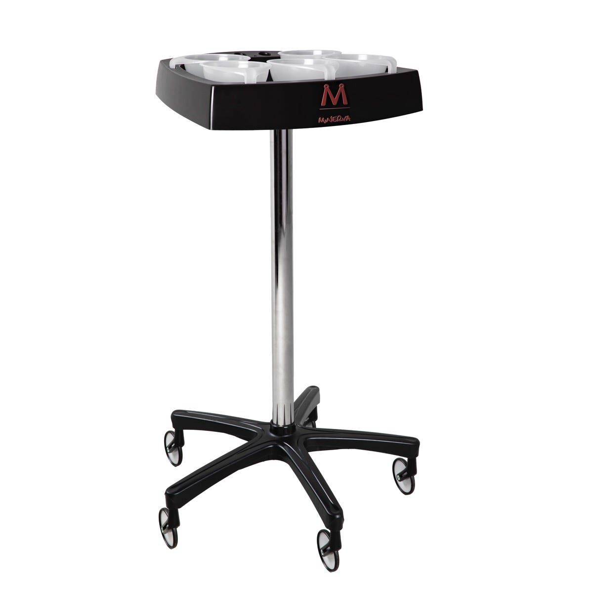 Minerva Beauty Balayage Stain-Proof Color Trolley in Black