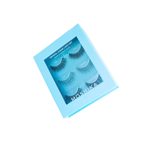Moshika Beauty Crystal Clear Lash Set
