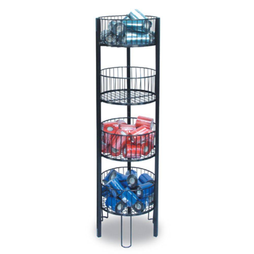 Specialty Store Services 4-Tier Circular Bin Display