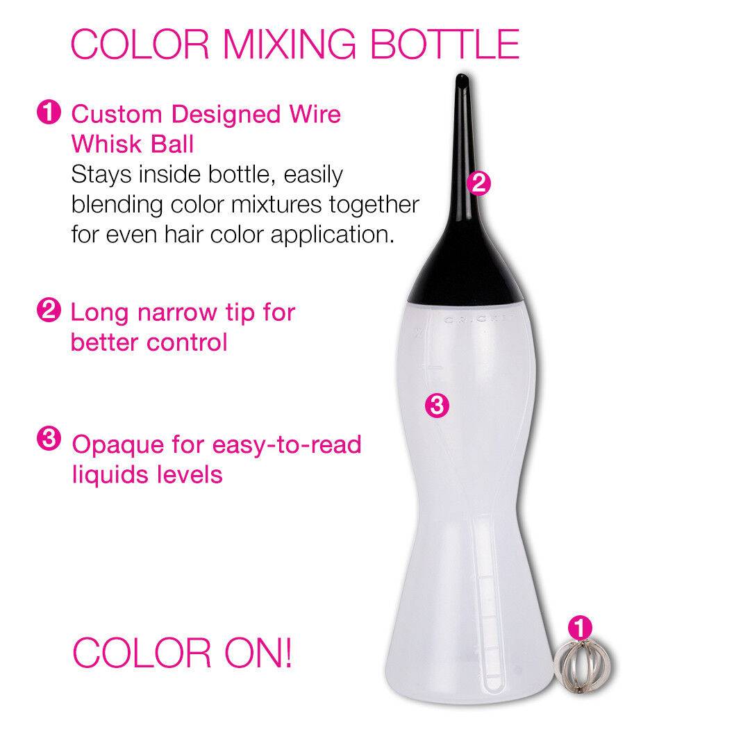 Cricket Color Cocktail Bottle with Mixing Whisk Ball
