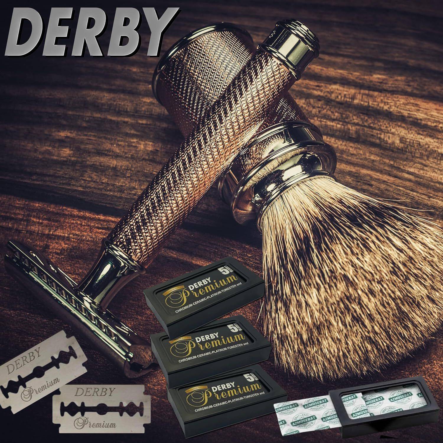 Derby Double Edge Razor Blades 100ct - PREMIUM