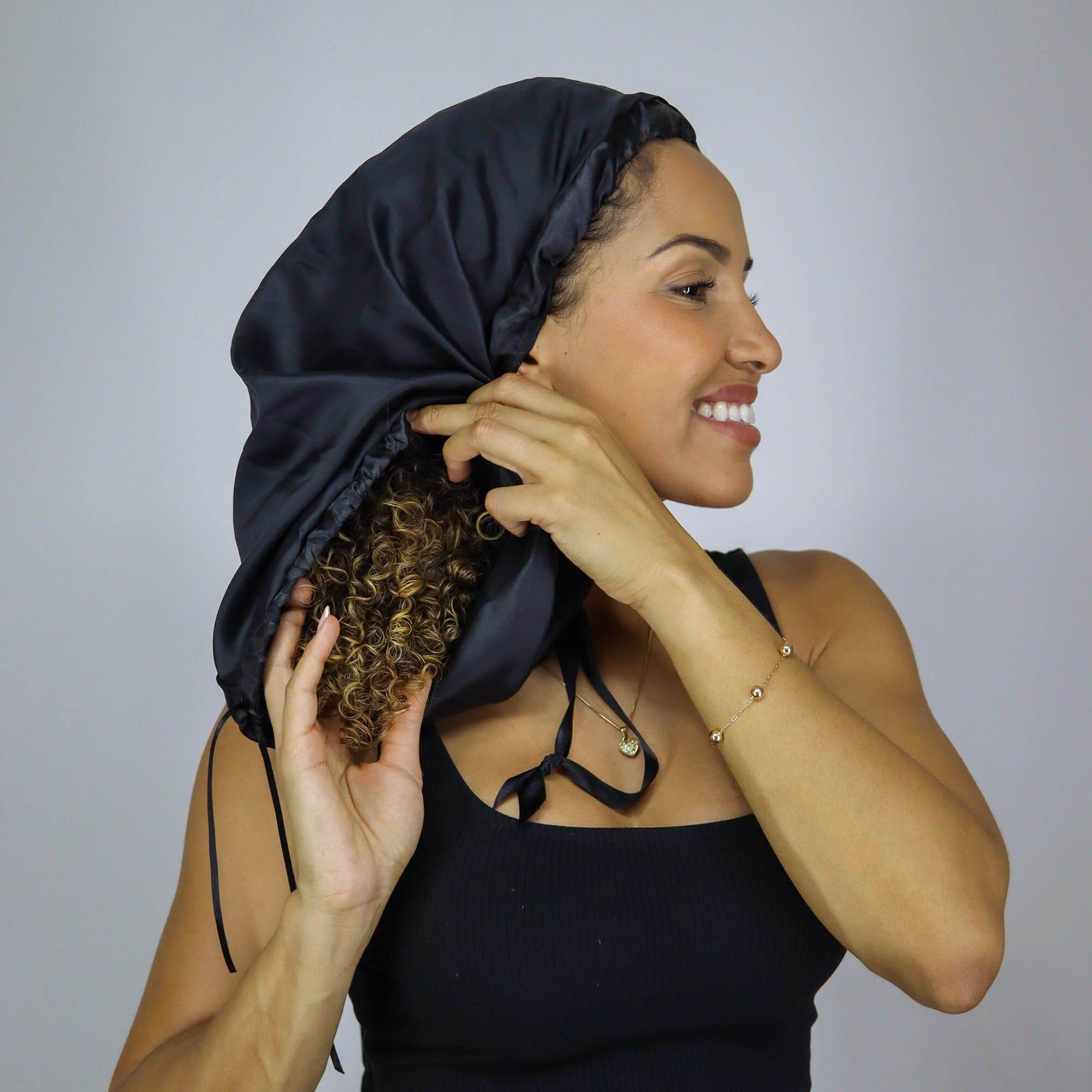 Soulta Beauty Elongated Satin diffuser cap Anti Shrinkage