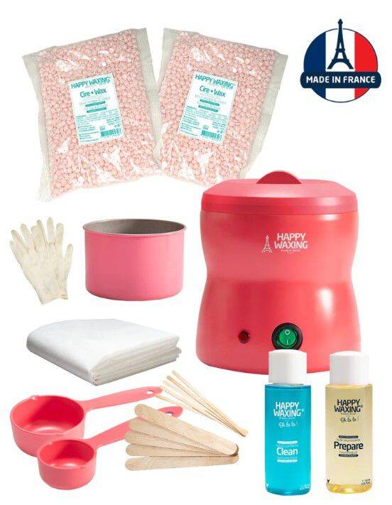 Happy Waxing by Perron Rigot Complete, Easy to Use Hard Wax Kit