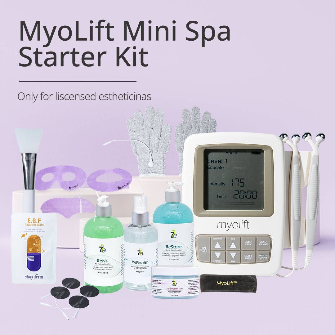 MyoLift Mini Spa Starter Microcurrent Facial Kit