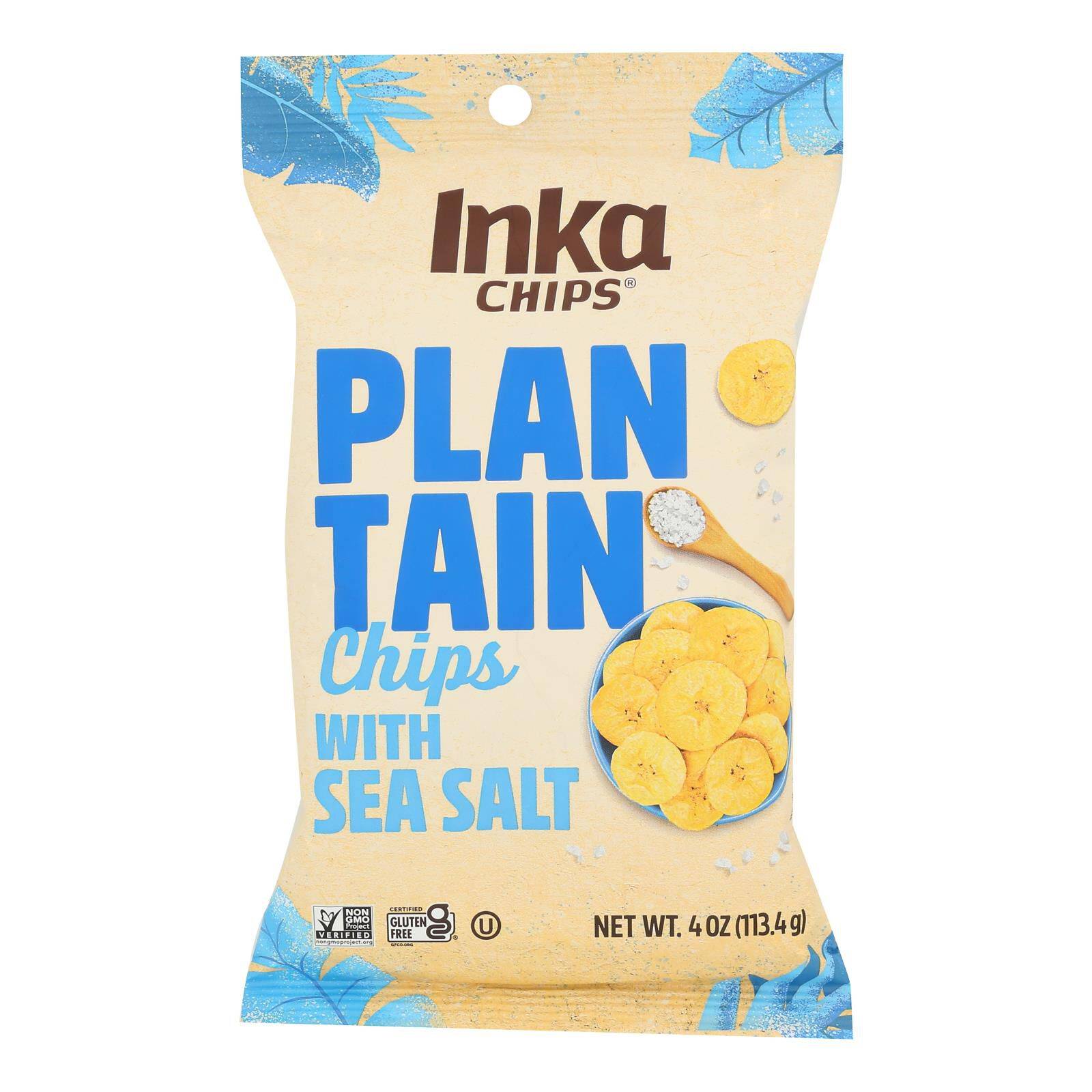 INKA CROPS Original Plantain Chips - Case Of 12, 4 Oz