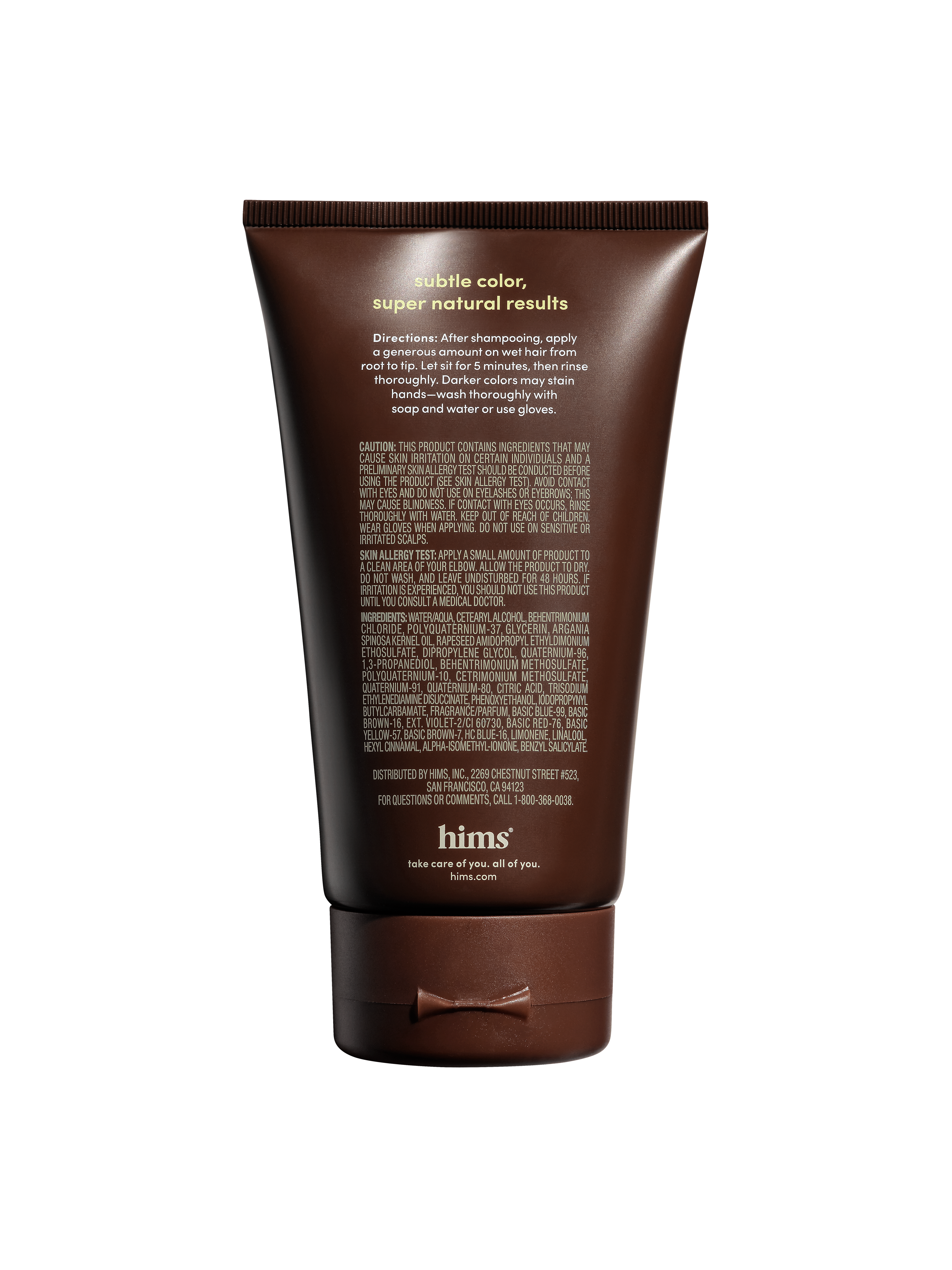 Hims Under Cover 2 in 1 Color Depositing Hair Conditioner - Dark Brown