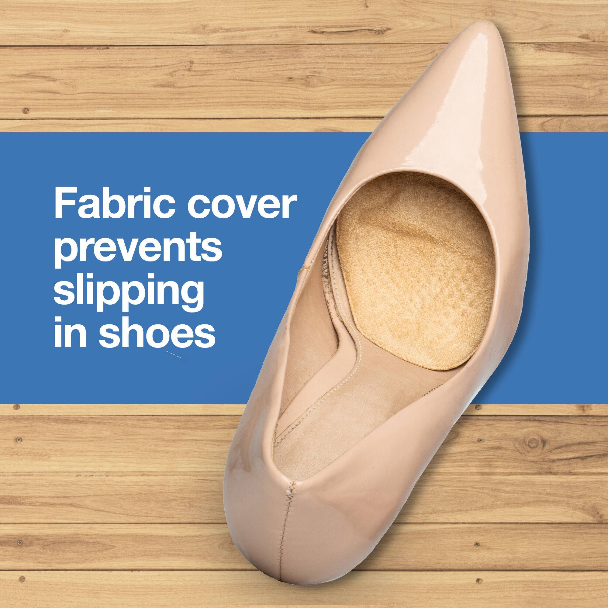 ZenToes Ball of Foot Shoe Inserts for High Heels, Fabric Covered Gel ...