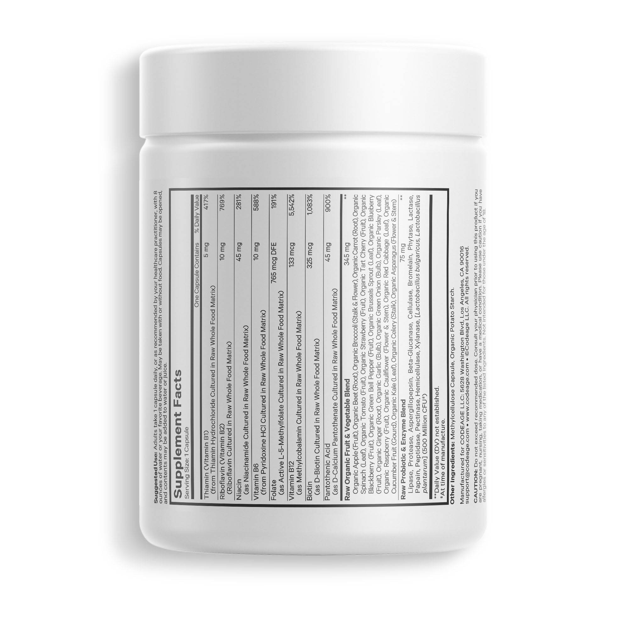 Codeage Codeage Raw Vitamin B-Complex