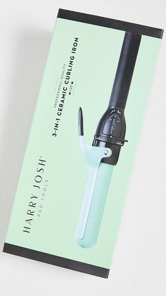 Harry Josh Pro Tools 2-in-1 Ceramic Marcel Curling Iron 1.25 Inch