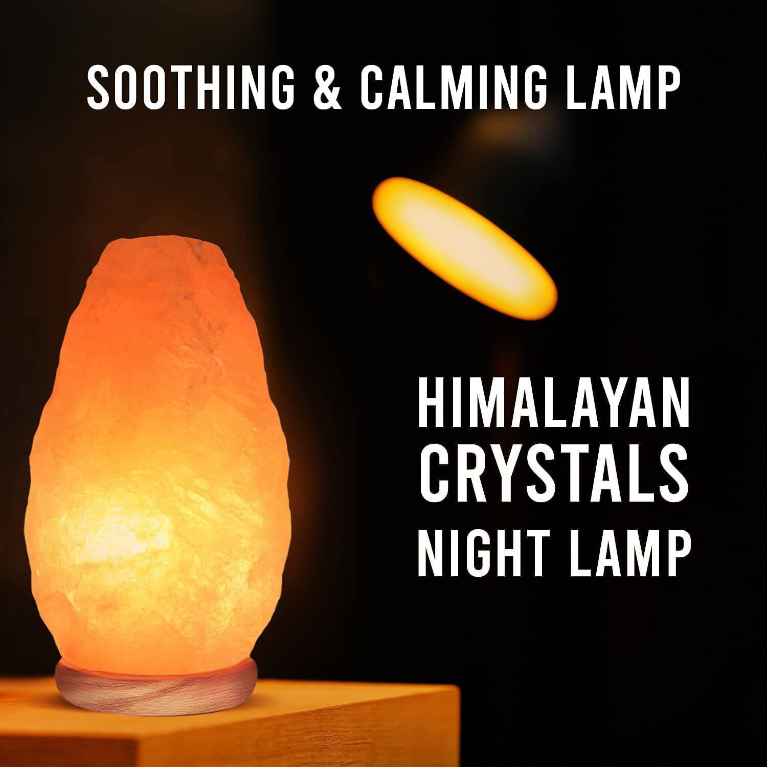 Himalayan Glow Natural Shape Salt Lamp, Pink