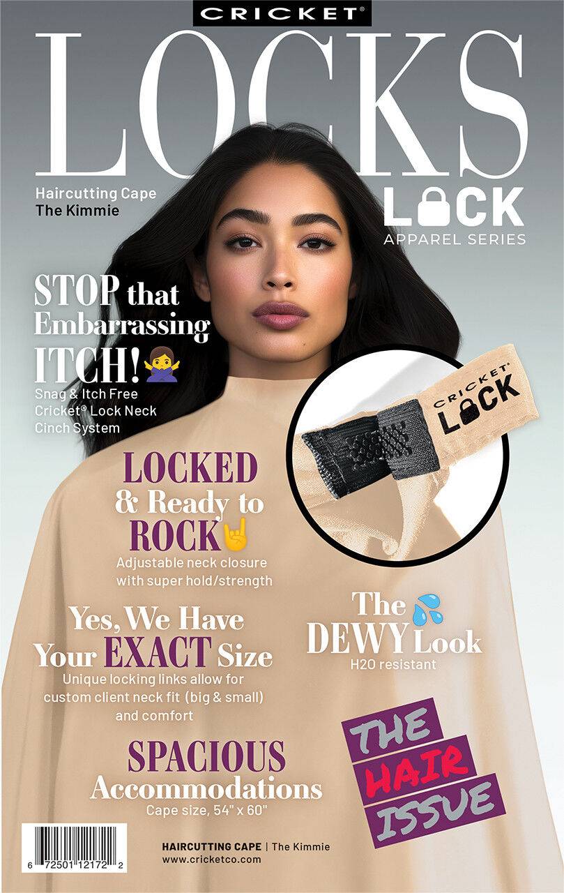 Cricket Lock Series Lock Haircutting Cape - The Kimmie