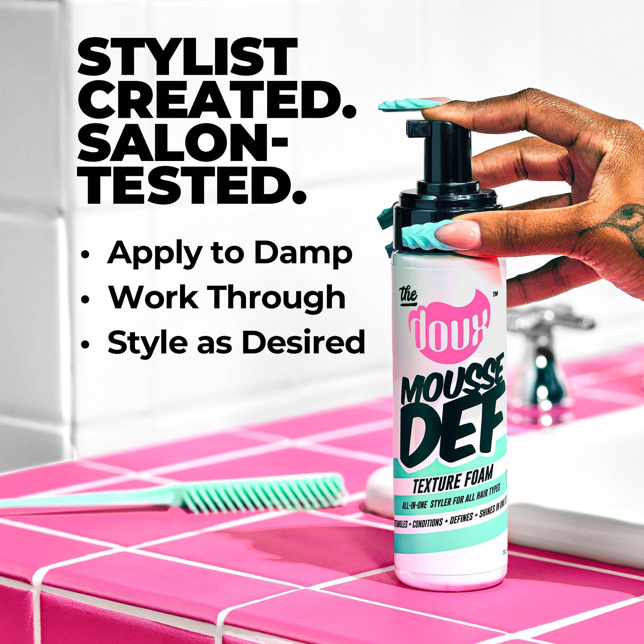 The Doux Mousse Def Texture Foam 7oz