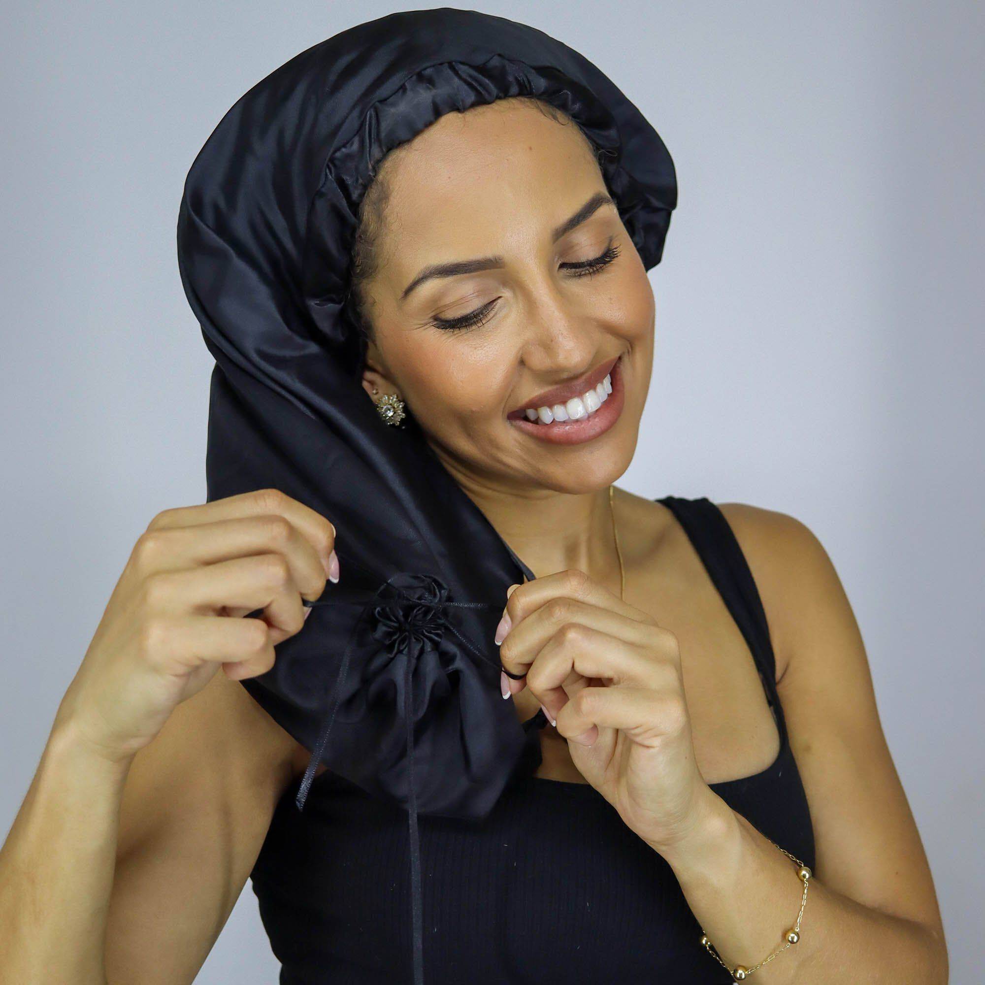 Soulta Beauty Elongated Satin diffuser cap Anti Shrinkage