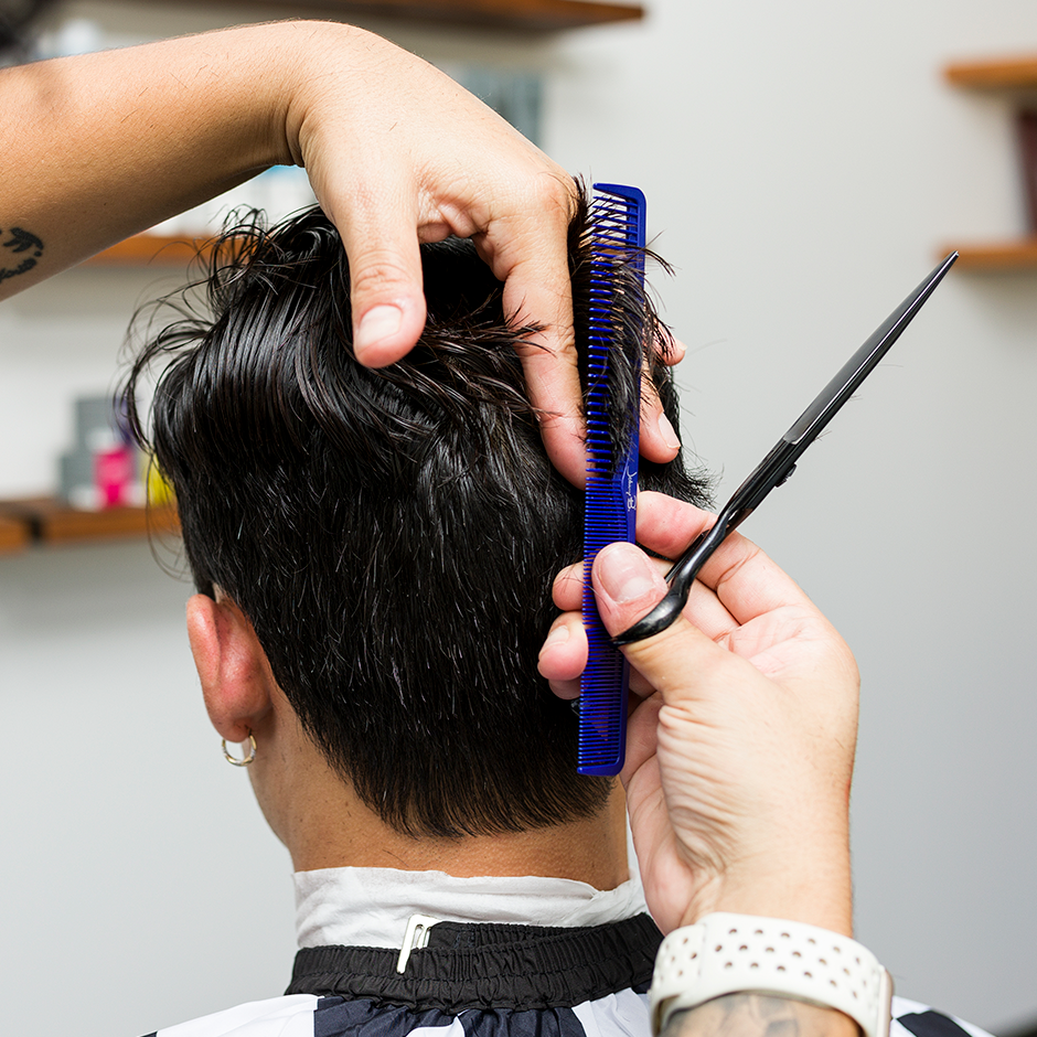 Johnny B. Barber Hair Cutting Combs Set