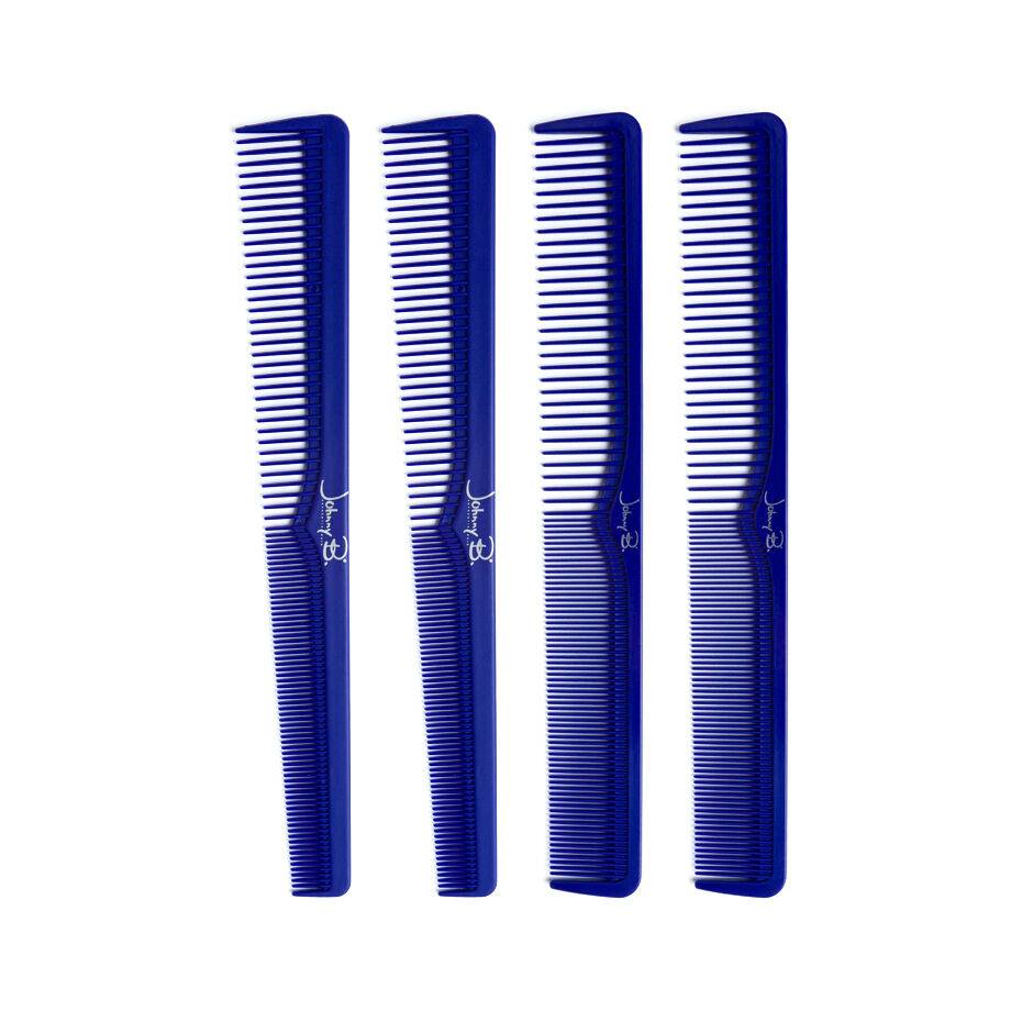 Johnny B. Barber Hair Cutting Combs Set
