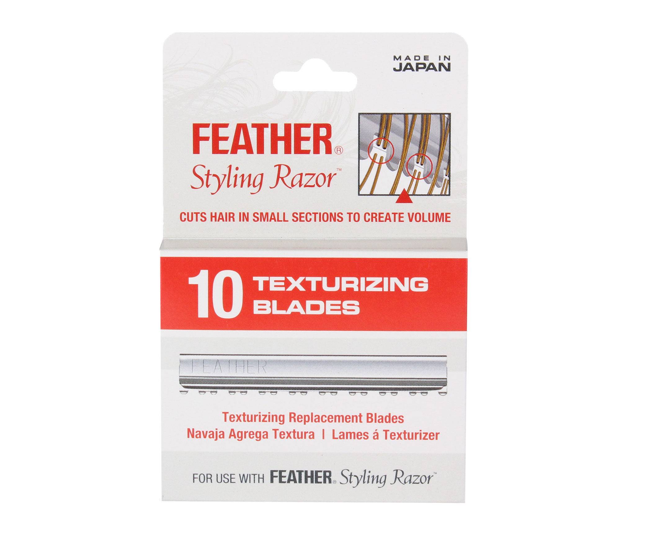 Jatai Feather Texturizing Styling Razor Kit - Red