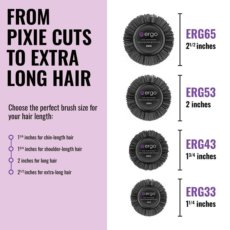 ERGO Styling Tools Super Gentle Brush Collection