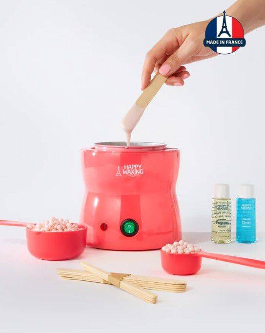 Happy Waxing by Perron Rigot Complete, Easy to Use Hard Wax Kit