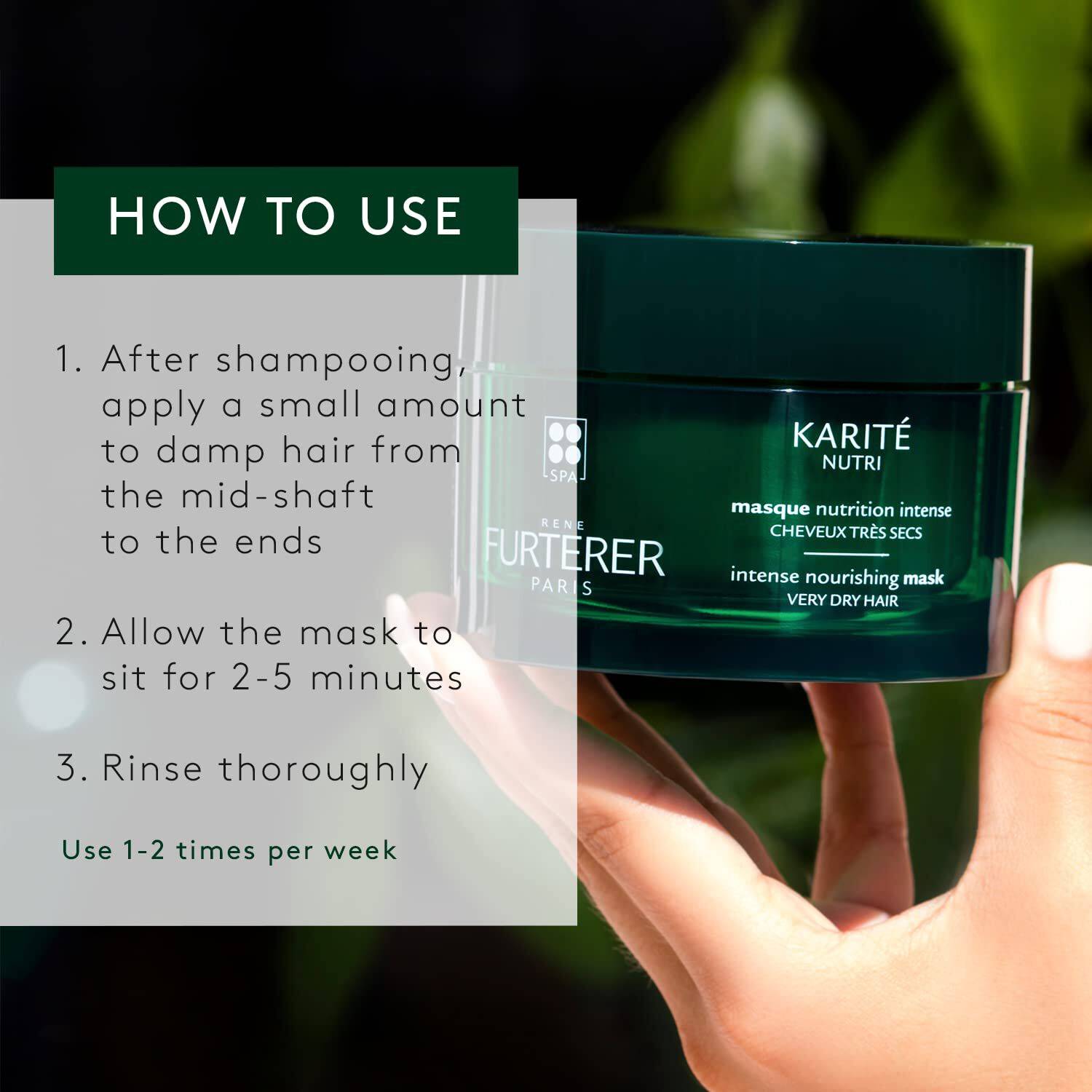 Rene Furterer KARITE NUTRI Intense Nourishing Mask