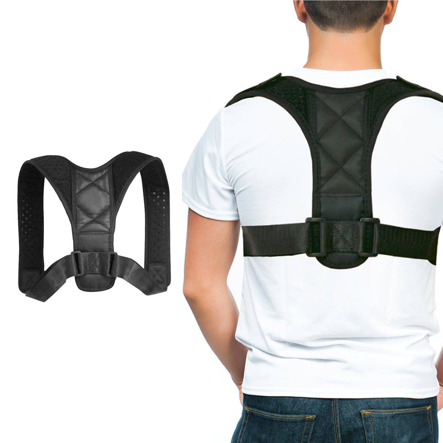 Amoré Paris Adjustable Posture Clavicle Support Corrector Back ...