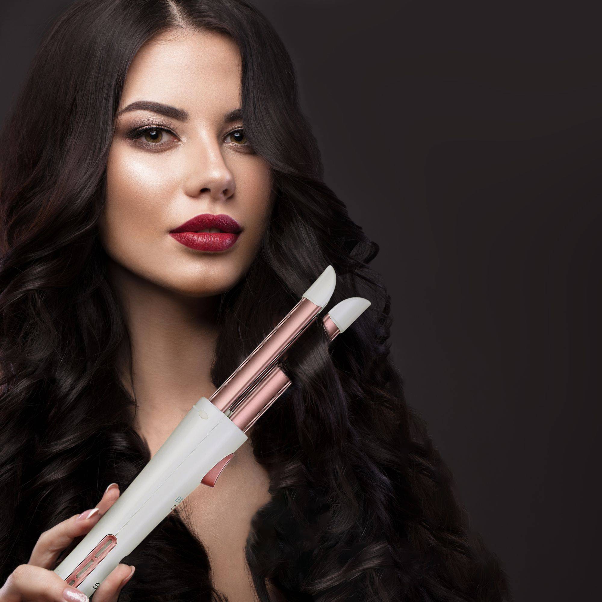 StyleCraft Breezy Curl 2-in-1 Cool-Air Hair Styler for Straight or Wavy ...
