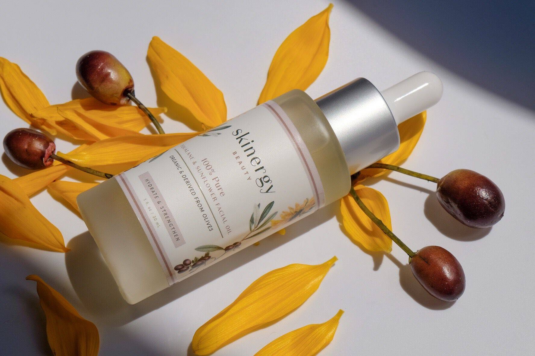 Skinergy Beauty 100% Squalane & Sunflower Seed Facial Oil