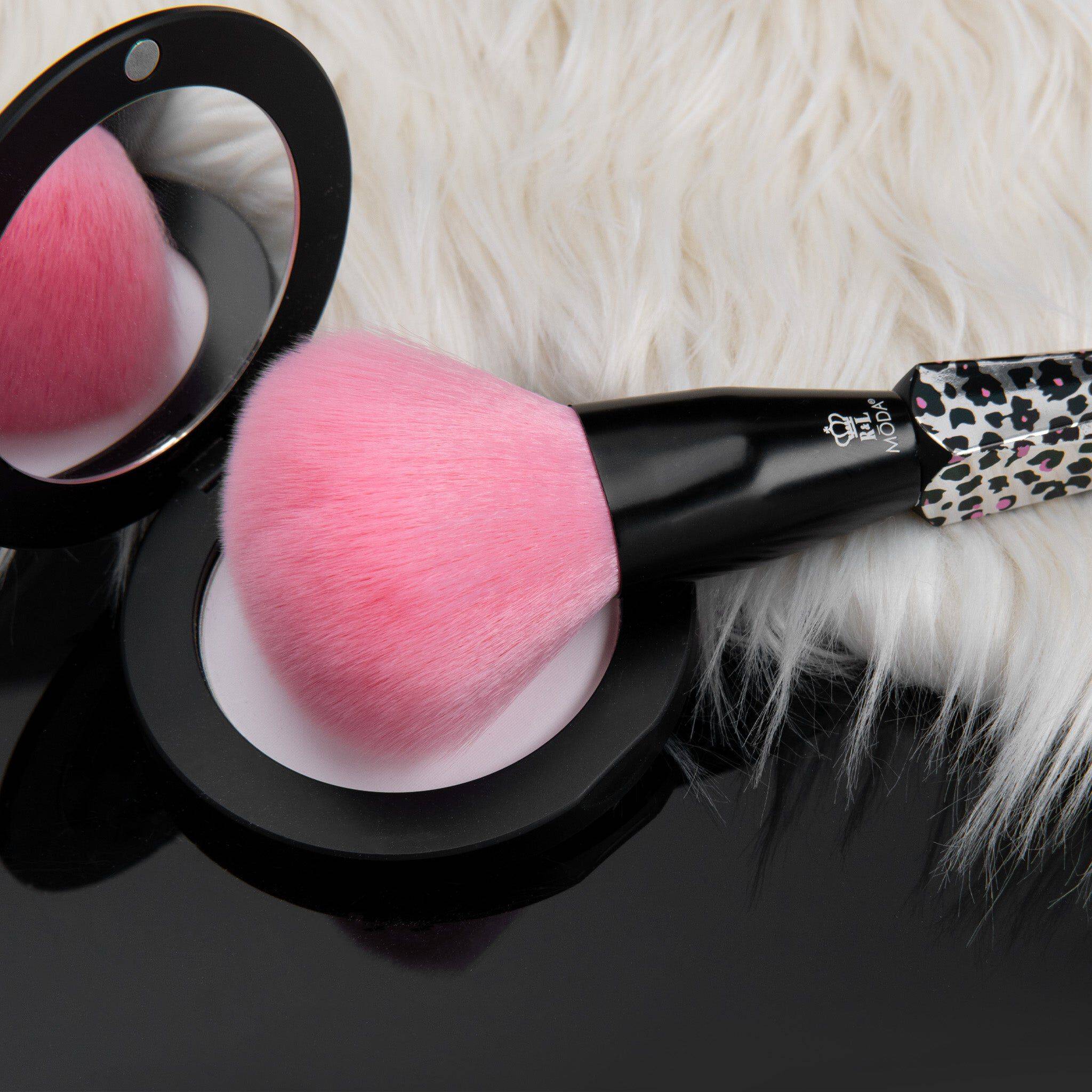 leopard makeup brushes