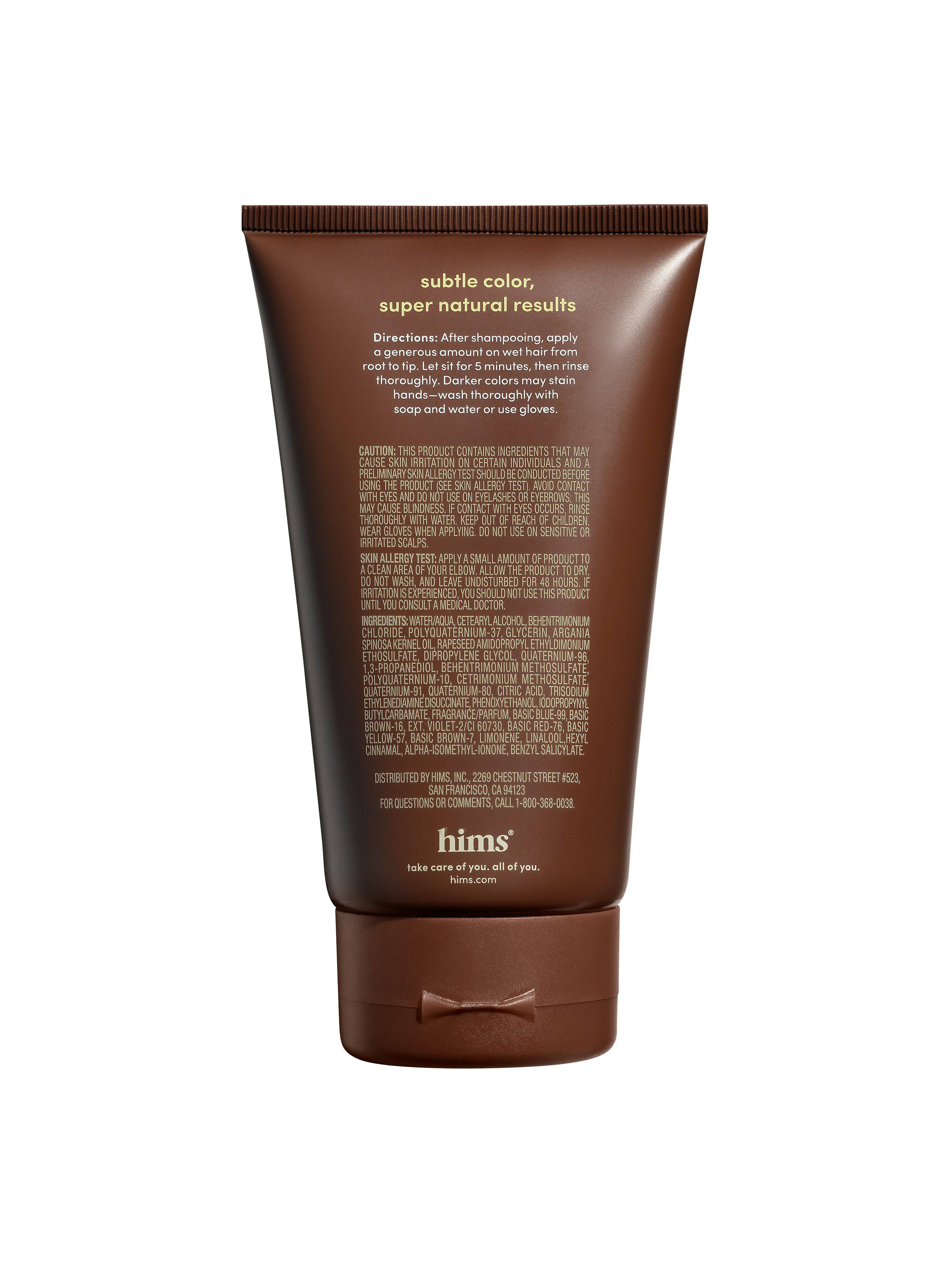 Hims Under Cover 2 in 1 Color Depositing Hair Conditioner - Med Brown