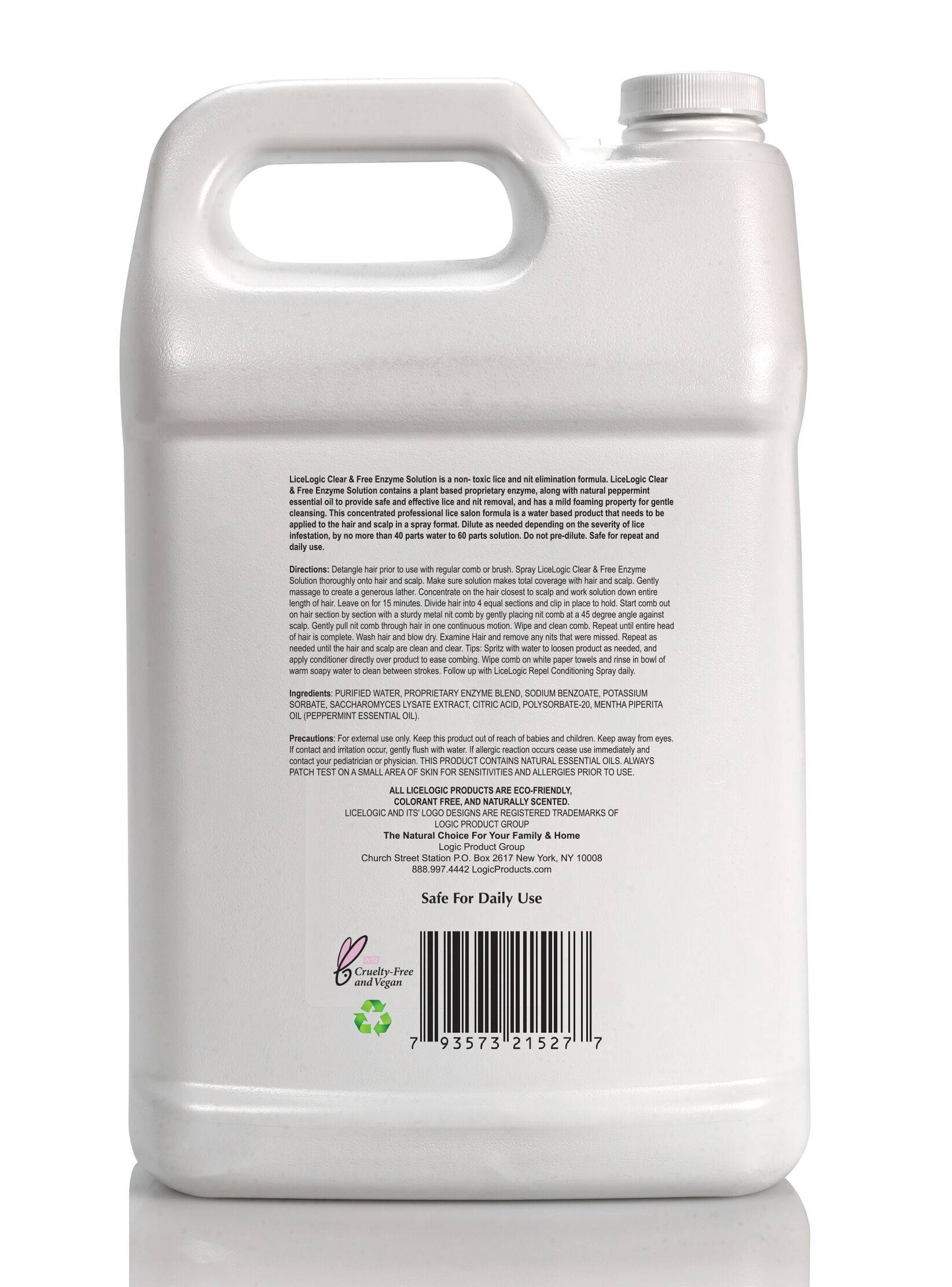 Logic Products LiceLogic Clear & Free Lice Eliminator Enzyme Solution ...