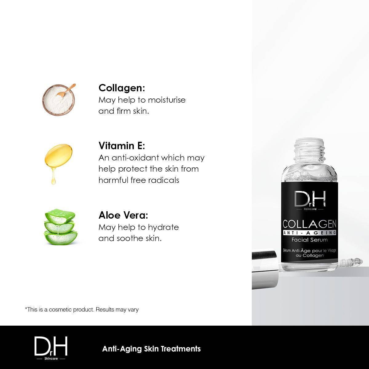 skinChemists Dr H Anti-Aging Collagen Facial Serum 30ml