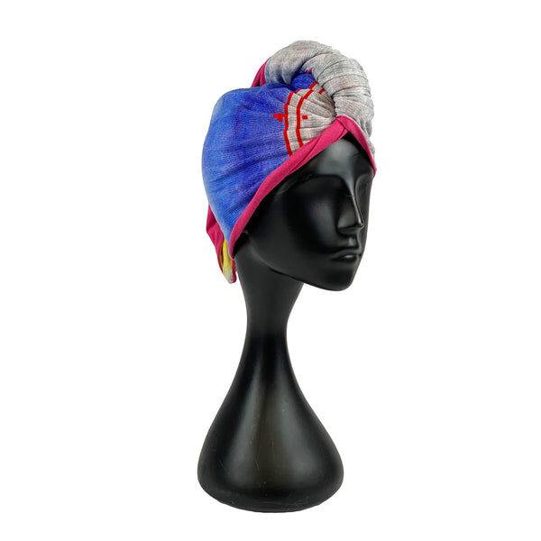 The PuffCuff Double-Sided T-Shirt Turban